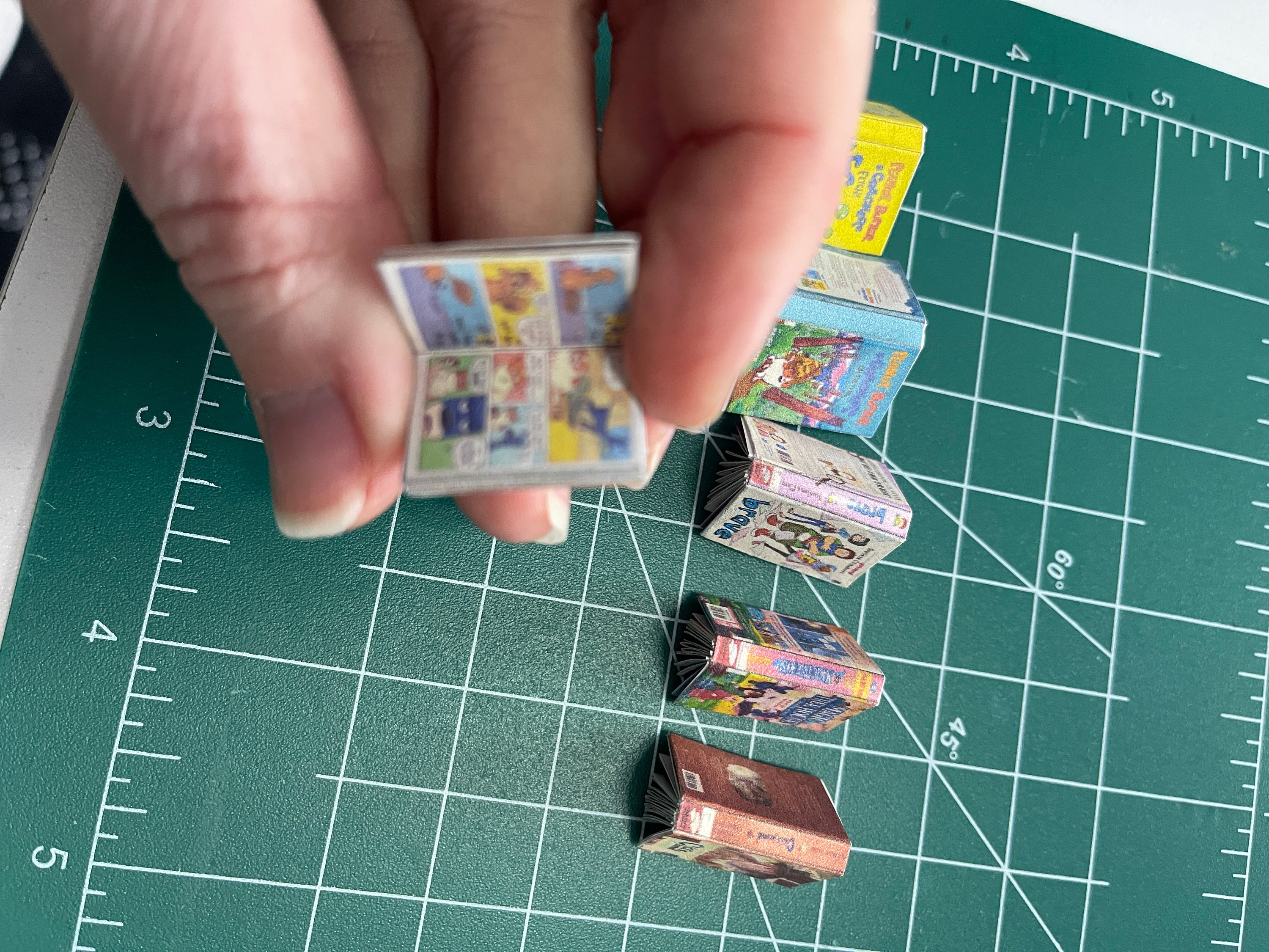 1:12th Scale Miniature Graphic Novels Kids Comic Book Novel - Etsy