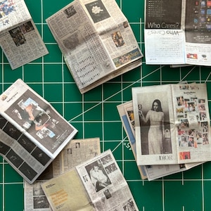 Miniature Sunday NYT Newspaper 1:12 Scale PDF Digital Download - Etsy