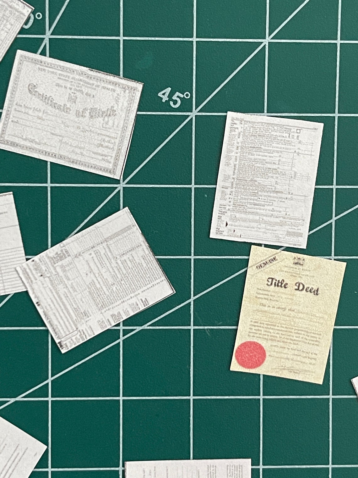 1/12 Scale Miniature Folders and Documents: Office Clutter (PDF Digital ...