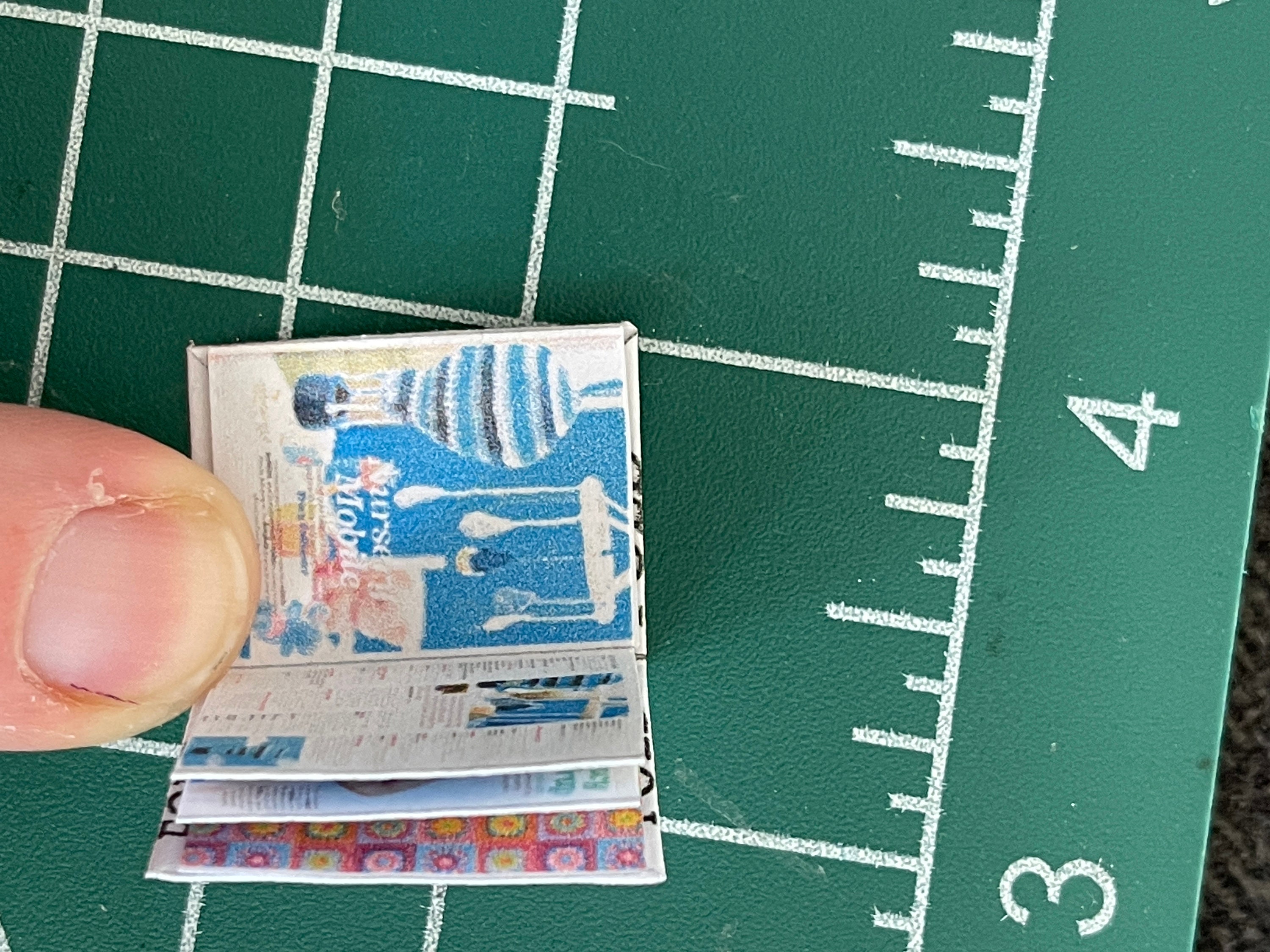 Miniature Knitting & Crochet Magazine Set, 1:12 Scale (PDF Digital ...