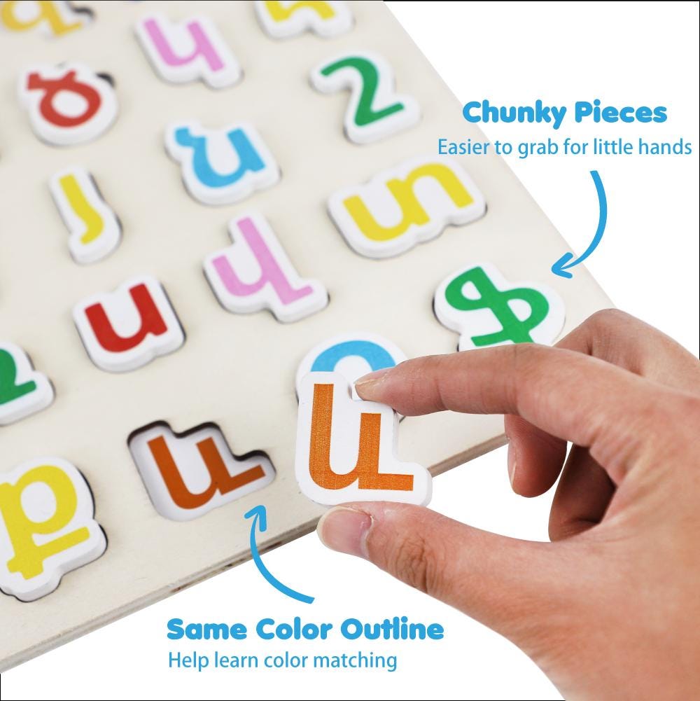 Armenian Alphabet Puzzle Busy Board (capital & Lower Case) Wooden ...