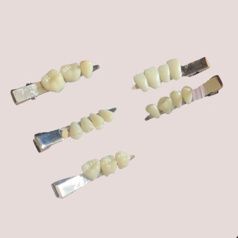 Teeth Hair Clip - Etsy