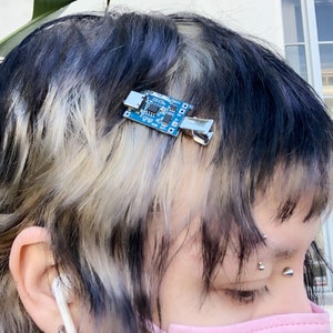 Circuit Board Hair Clip - Etsy