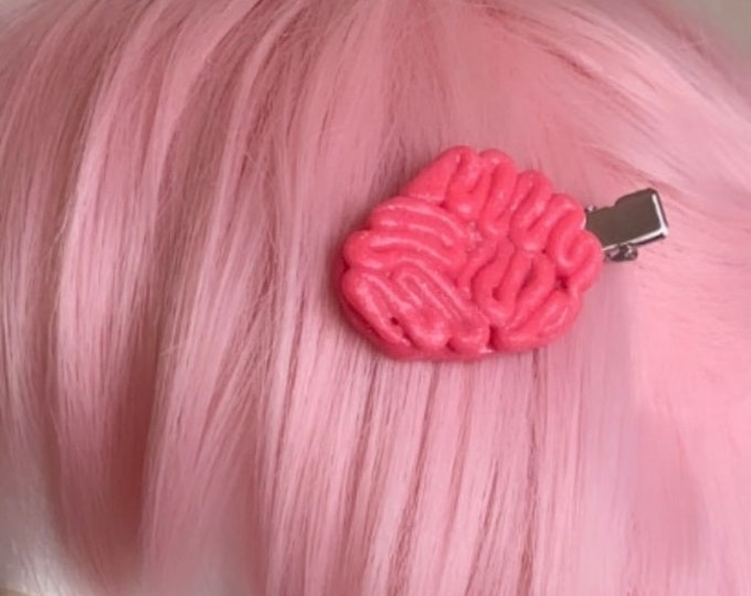 Brain Hair Clip - Etsy
