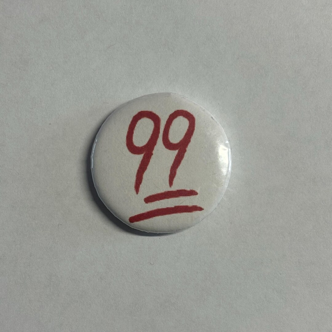 99 Emoji 1.5 Button - Etsy