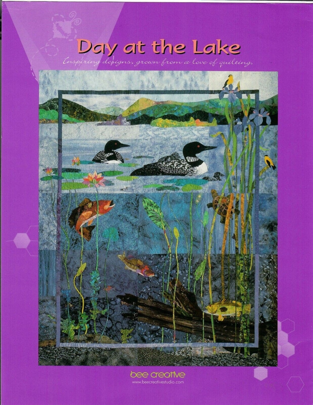 Day at the Lake Quilt Pattern by Nancy Davis Murty Freezer Paper ...