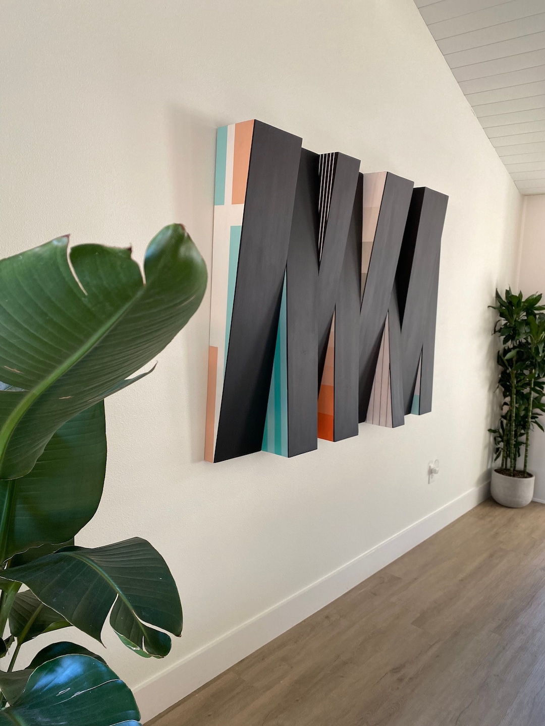 Large Hand Made Hand Painted 3D Wall Art - Etsy