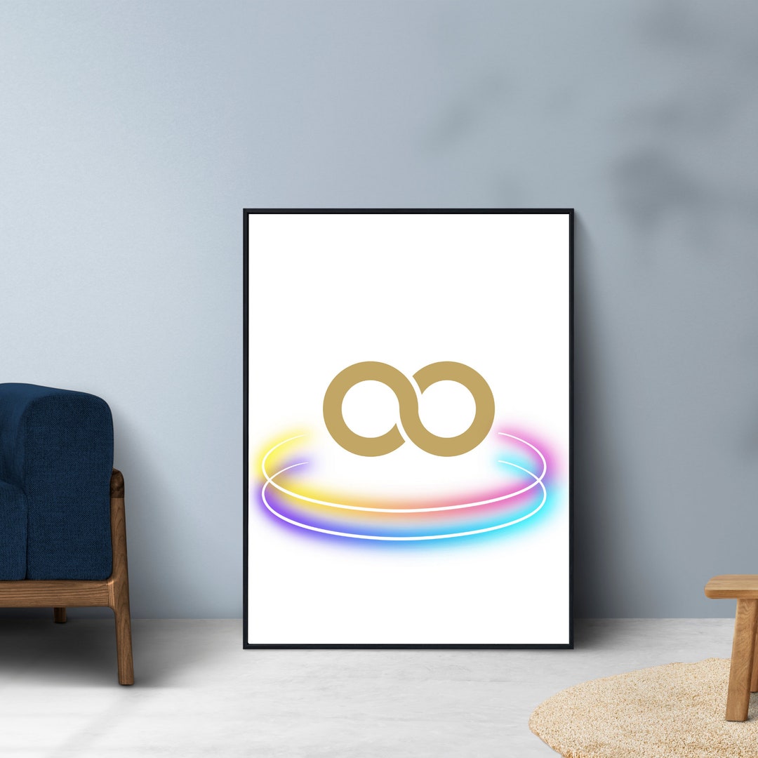Infinity Symbol Printable Wall Art Digital Wall Art - Etsy