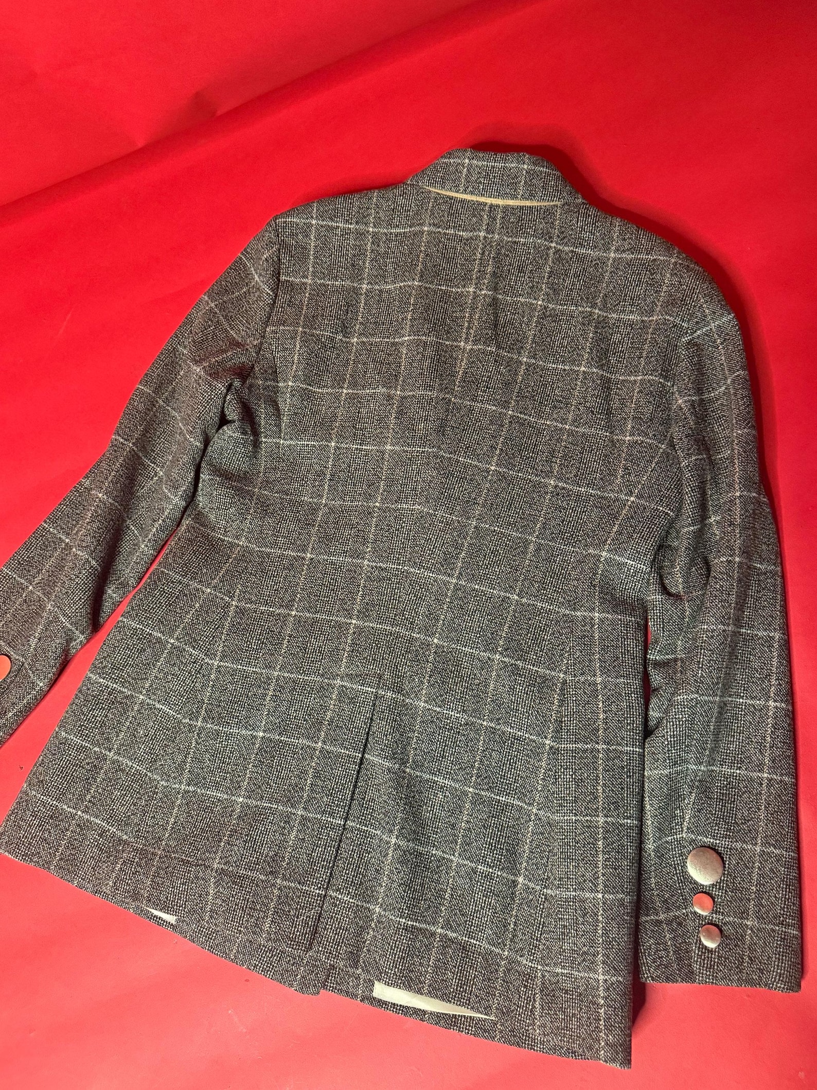 Upcycled Plaid Blazer Skirt Set – Vintage Pin Kit, Size S/M - Etsy