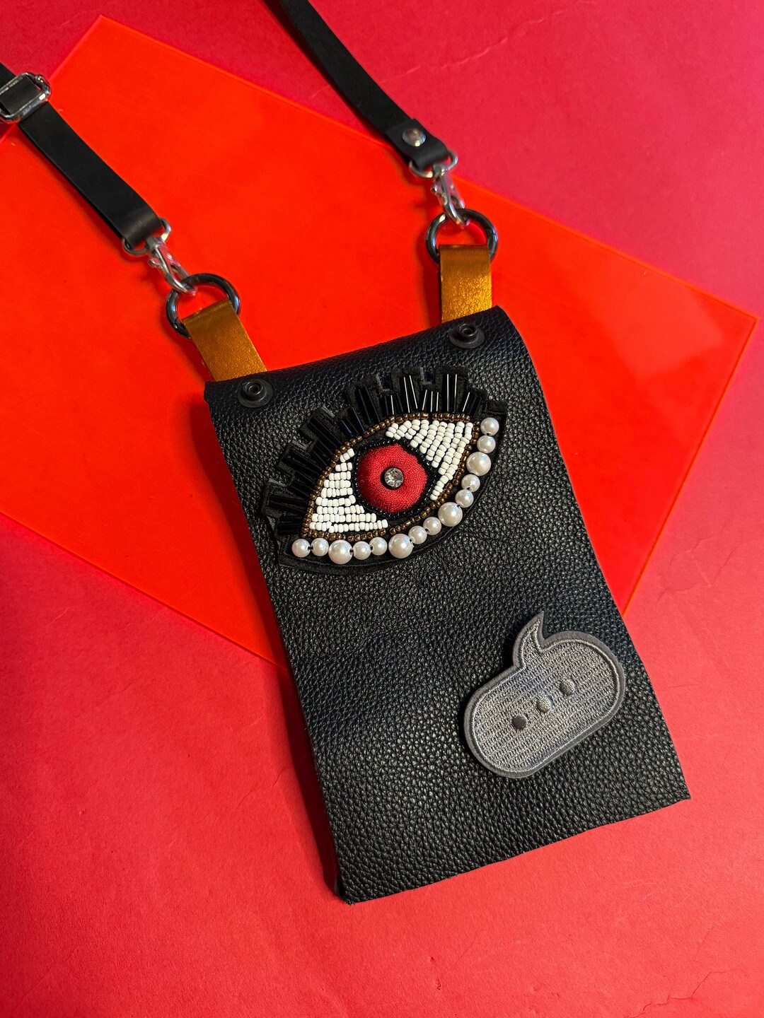Upcycled Leather Modular Mini Crossbody Bag – Unique Eco-friendly ...