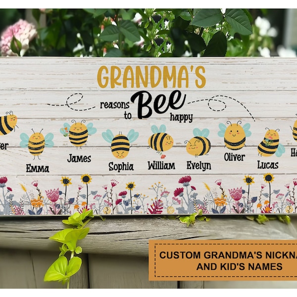 Nana Bee Sign - Etsy