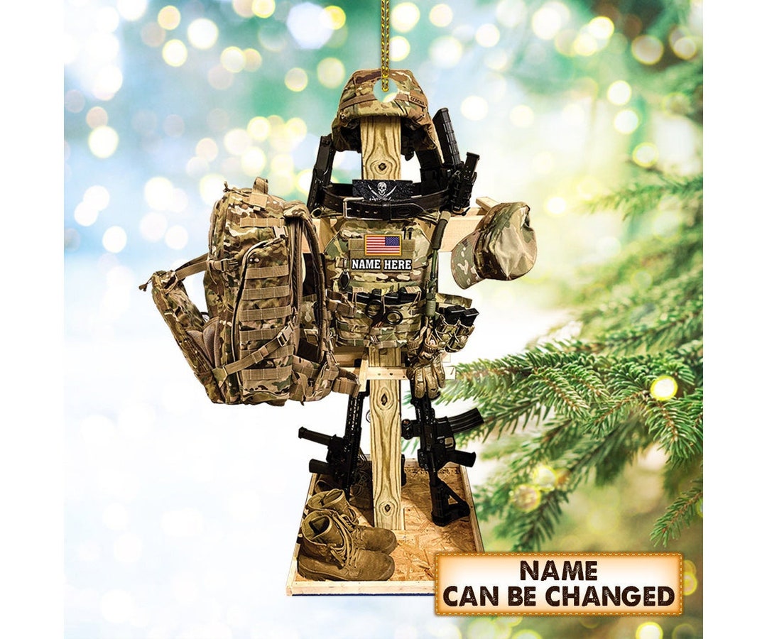 Personalized Military Tactical Gear Rack Stand Christmas - Etsy