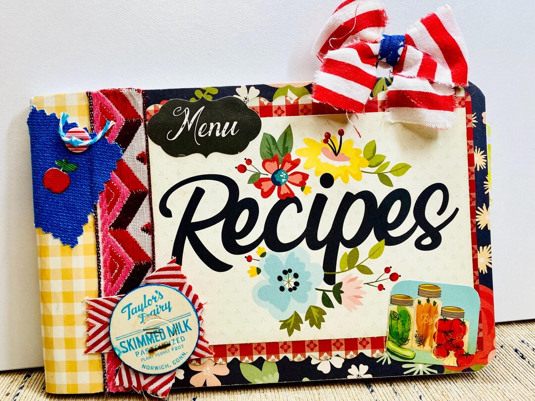 One Half Altered Half Composition Recipe Country Farmhouse Notebook ...