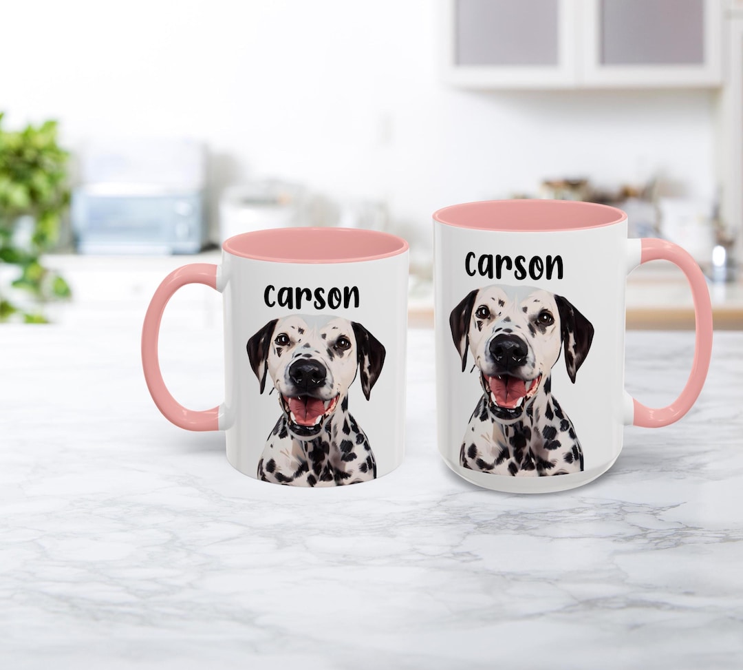 Custom Pet Coffee Mug With Pet Photo Painted Dog Picture Mug ...