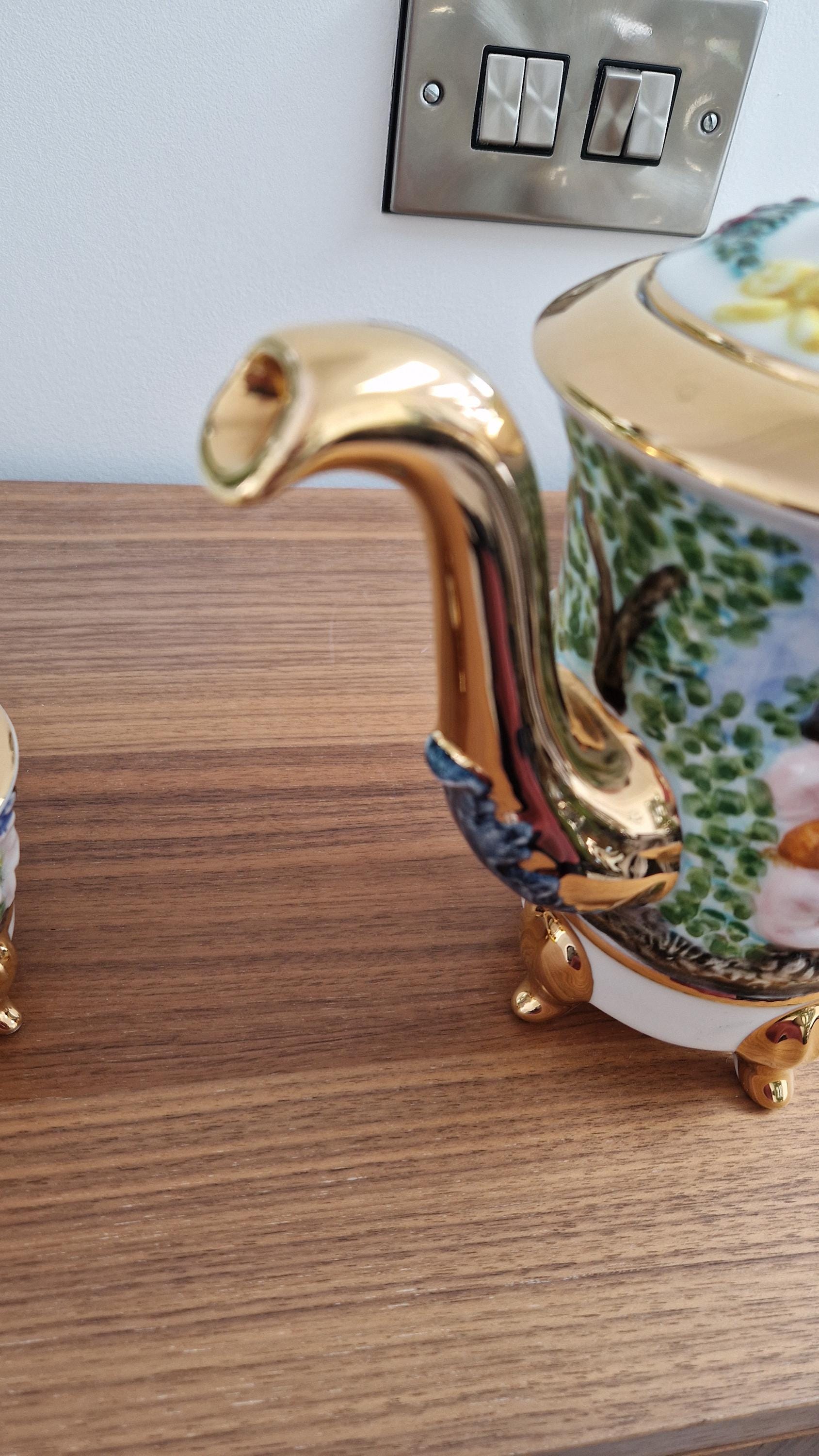 Vintage Capodimonte Tea/coffee Set - Etsy