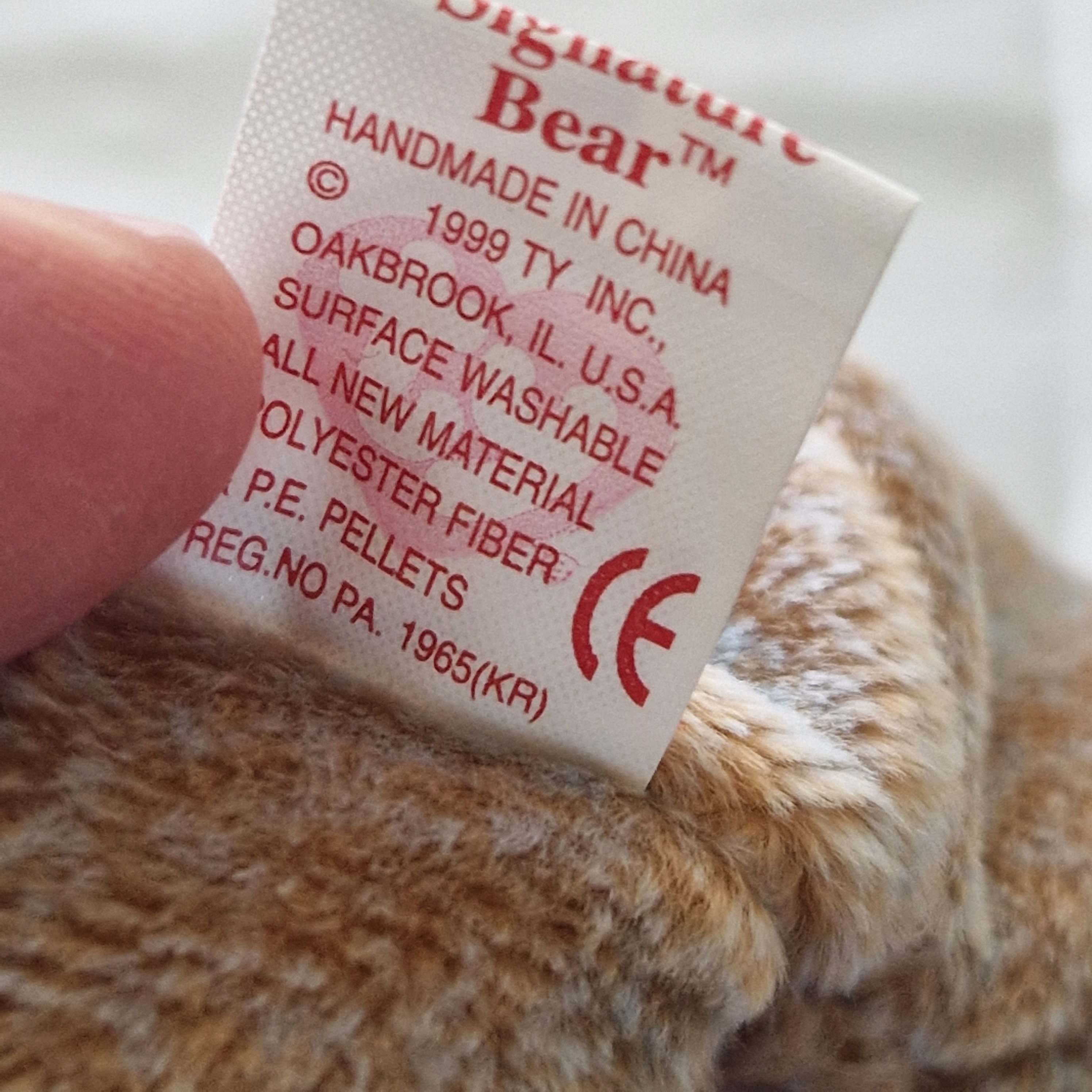 Rare 1999 Signature Ty Beanie Baby Bear - Etsy