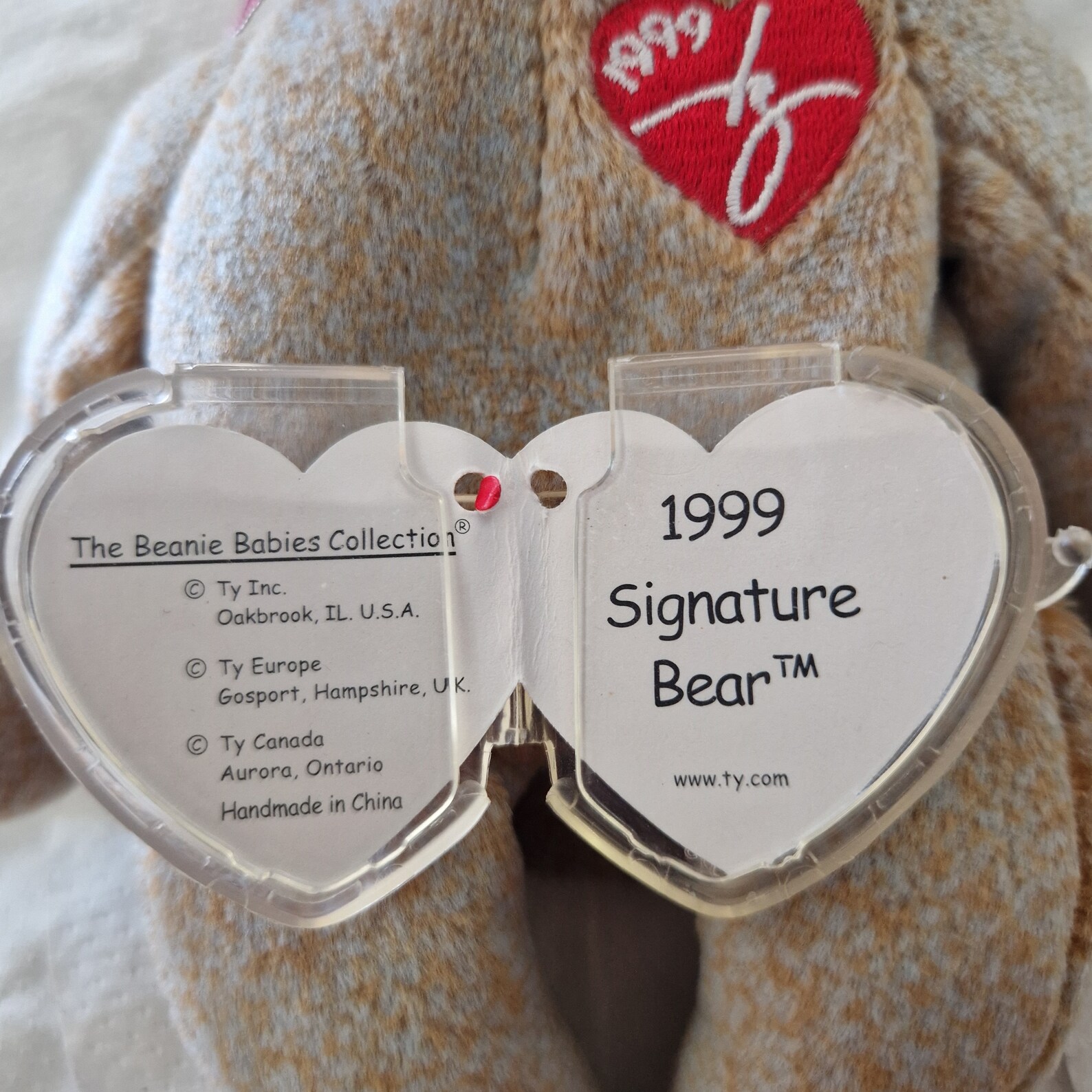 Rare 1999 Signature Ty Beanie Baby Bear - Etsy