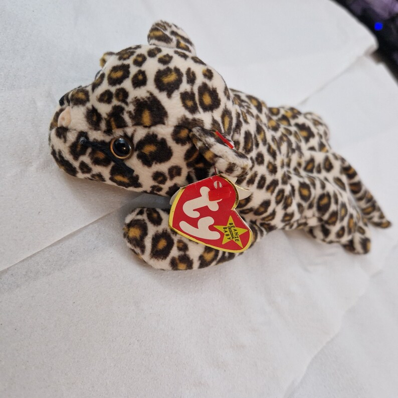 RARE FRECKLES the Leopard Ty Beanie Baby - Etsy
