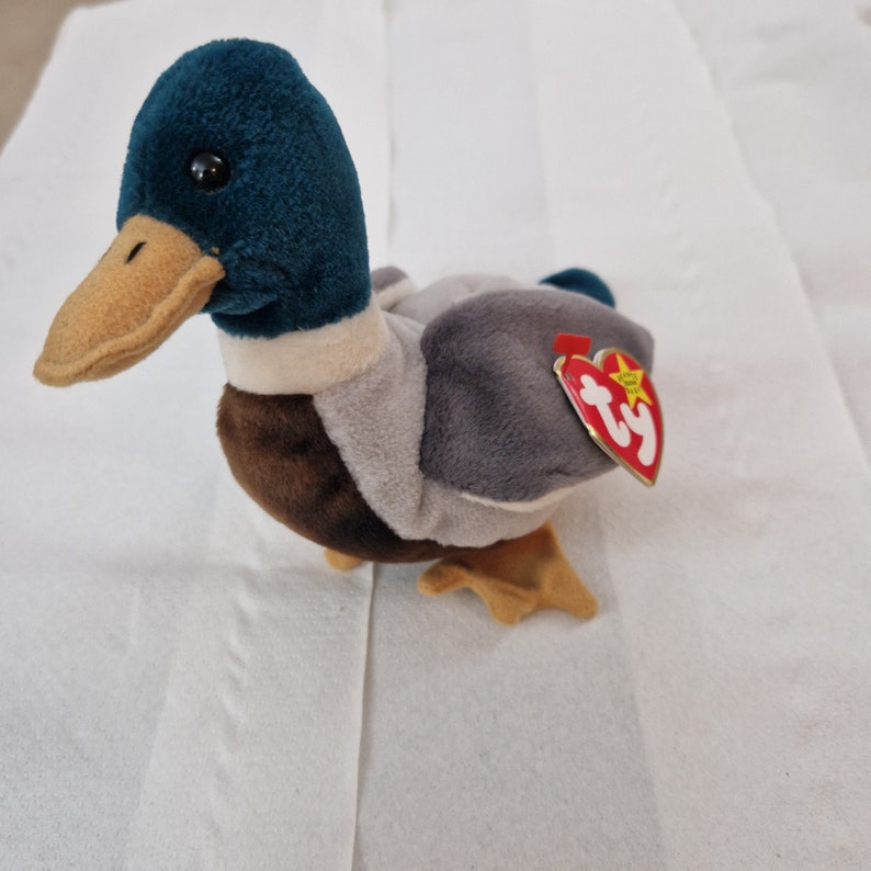 RARE JAKE the Mallard Duck TY Beanie Baby - Etsy