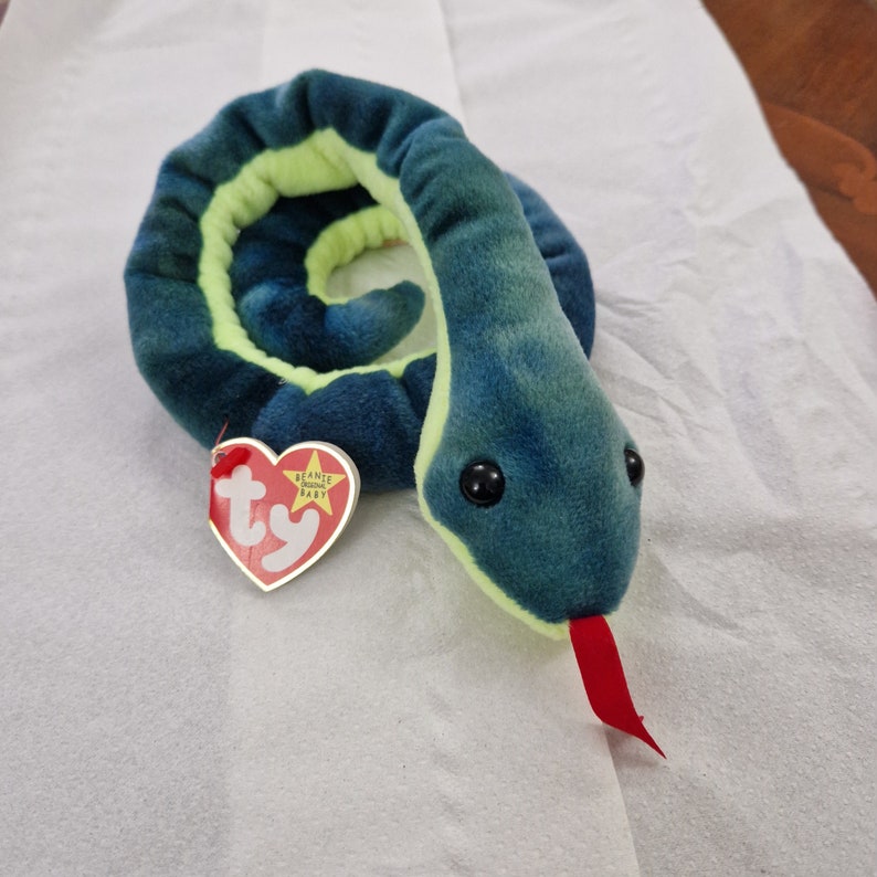 RARE HISSY the Snake Ty Beanie Baby - Etsy