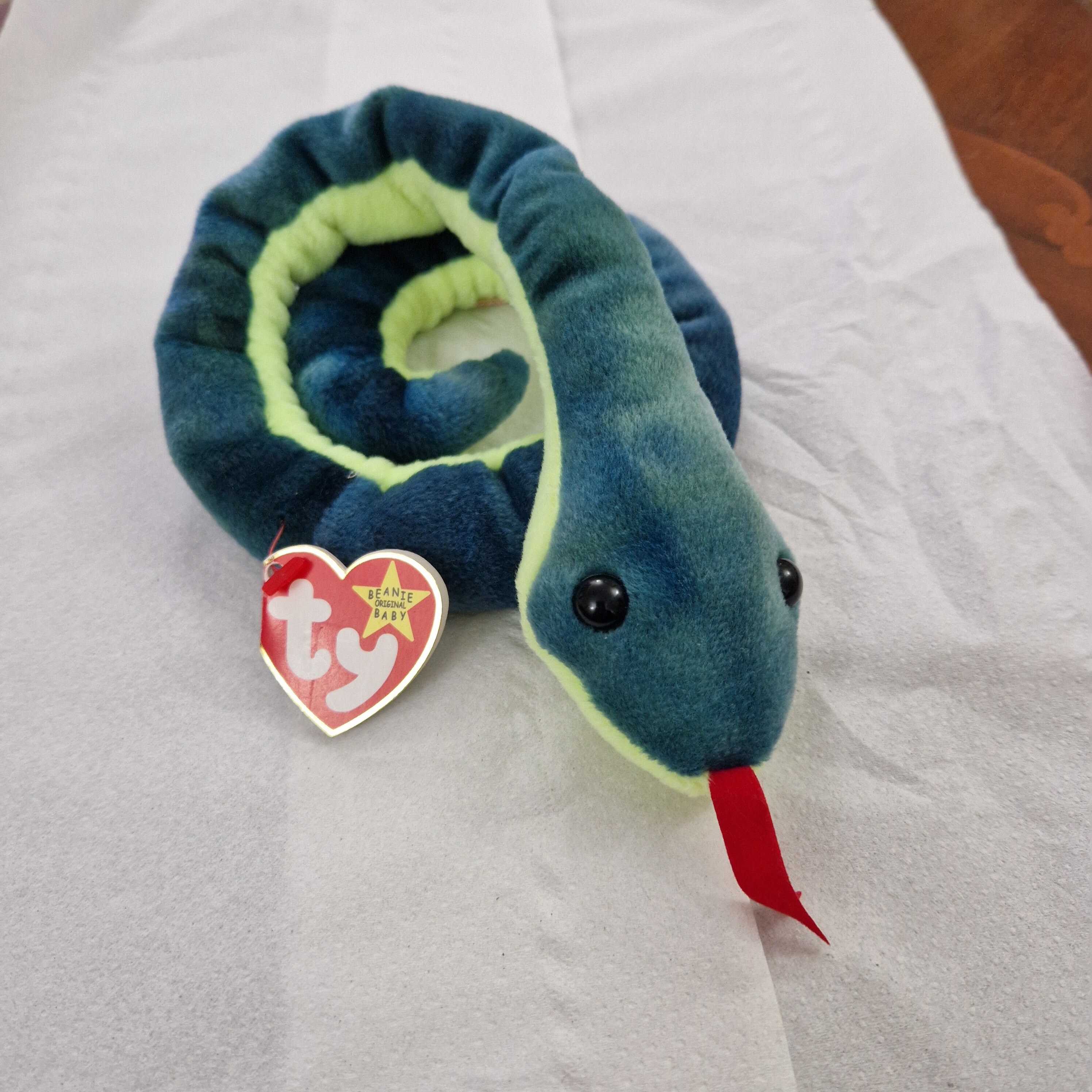 RARE HISSY the Snake Ty Beanie Baby - Etsy