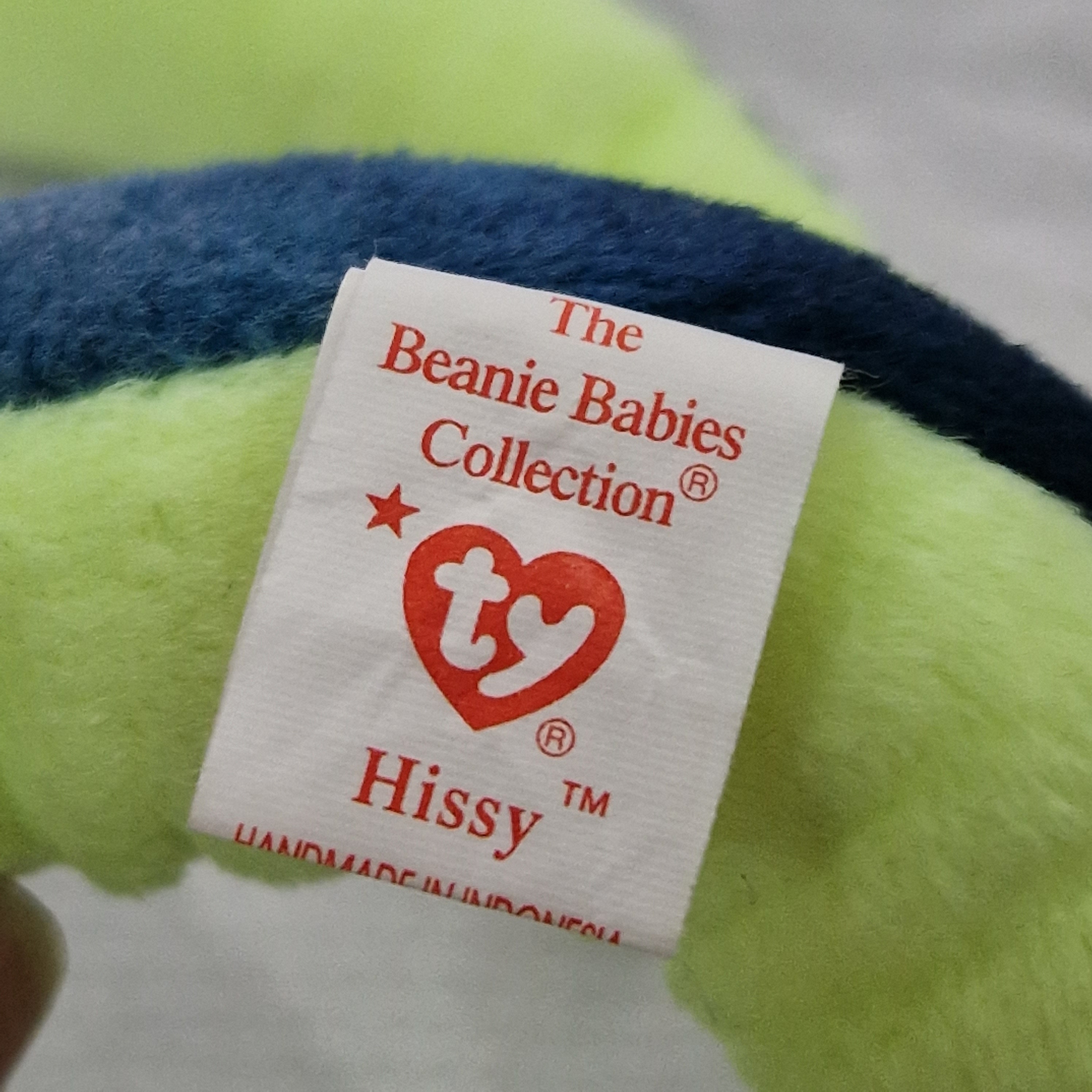 RARE HISSY the Snake Ty Beanie Baby - Etsy