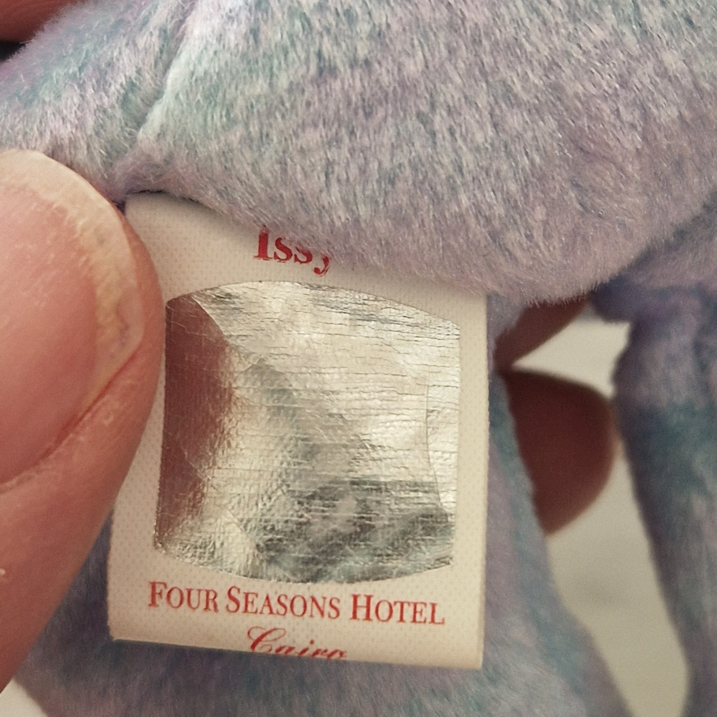 ISSY Four Seasons Hotel TY Beanie Bear - Etsy