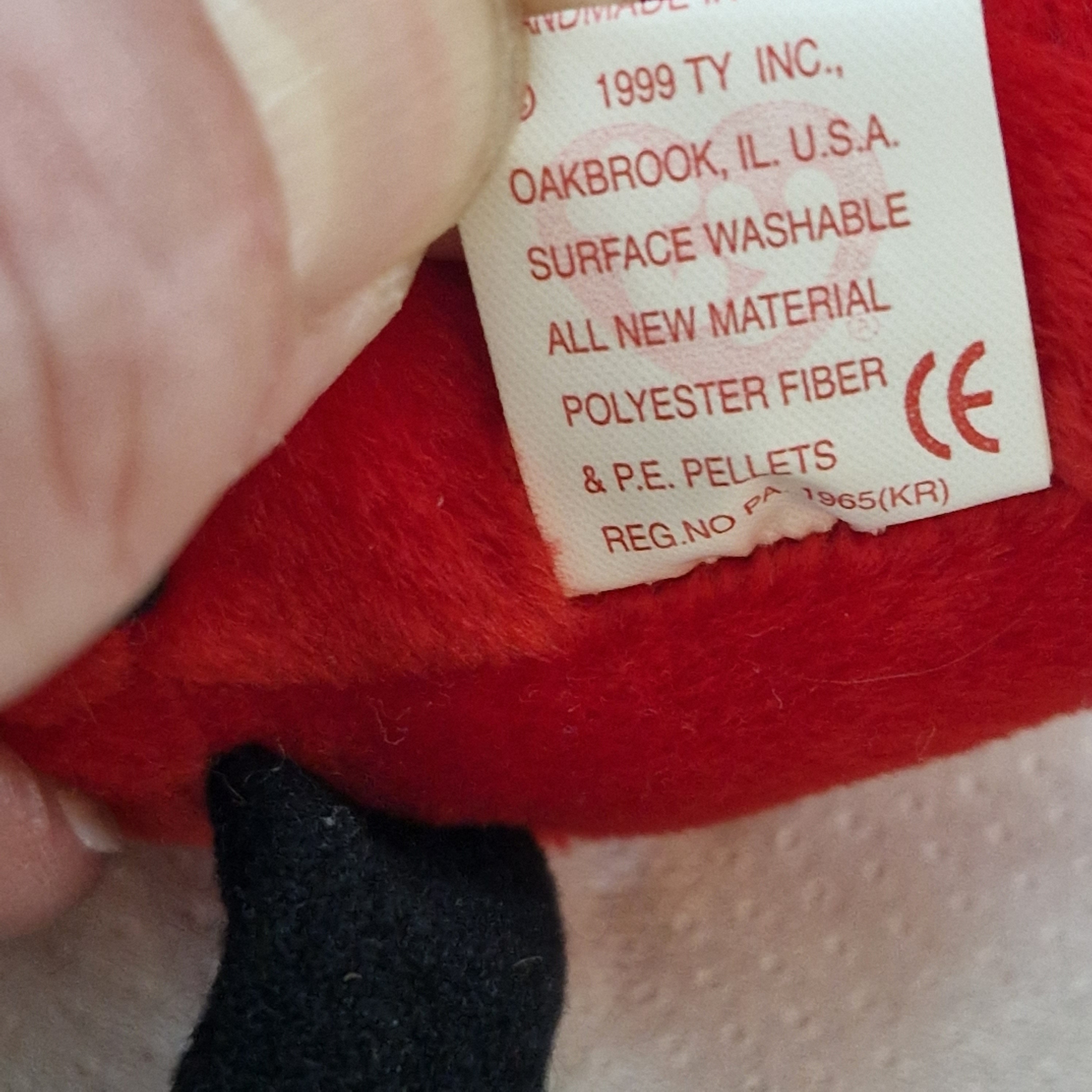 Very RARE Mac the Cardinal Ty Beanie Baby - Etsy