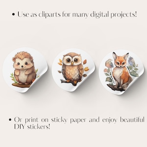 22 Cricut Stickers Clipart - Sticker PNG Bundle - Printable Clipart ...