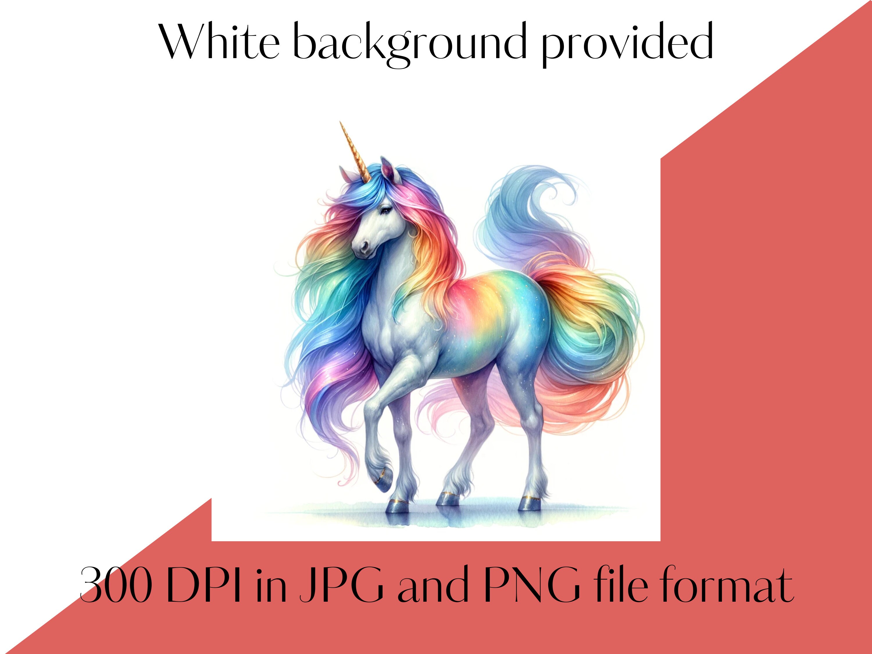16 Rainbow Unicorn Clipart Bundle High Quality JPG Unicorn Clip Art ...