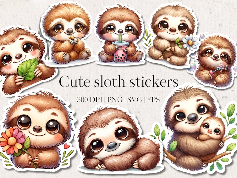 22 Cricut Stickers Clipart - Sticker PNG Bundle - Printable Clipart ...