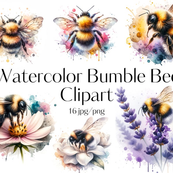Bumble Bee Clipart - Etsy