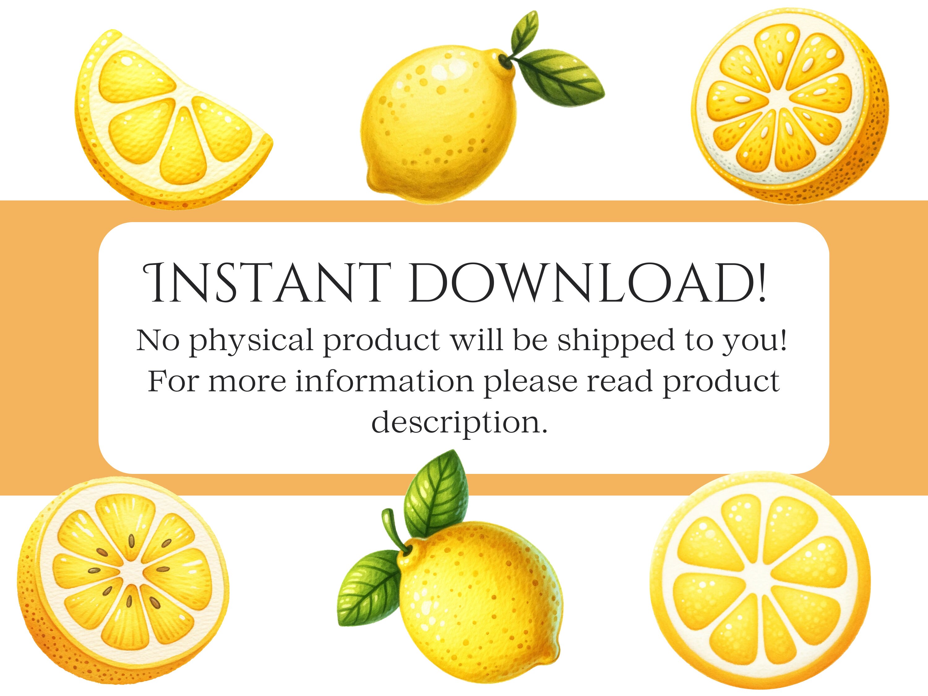 15 Lemon Clipart Lemon SVG Bundle Lemon PNG Bundle Summer Clipart Fruit ...