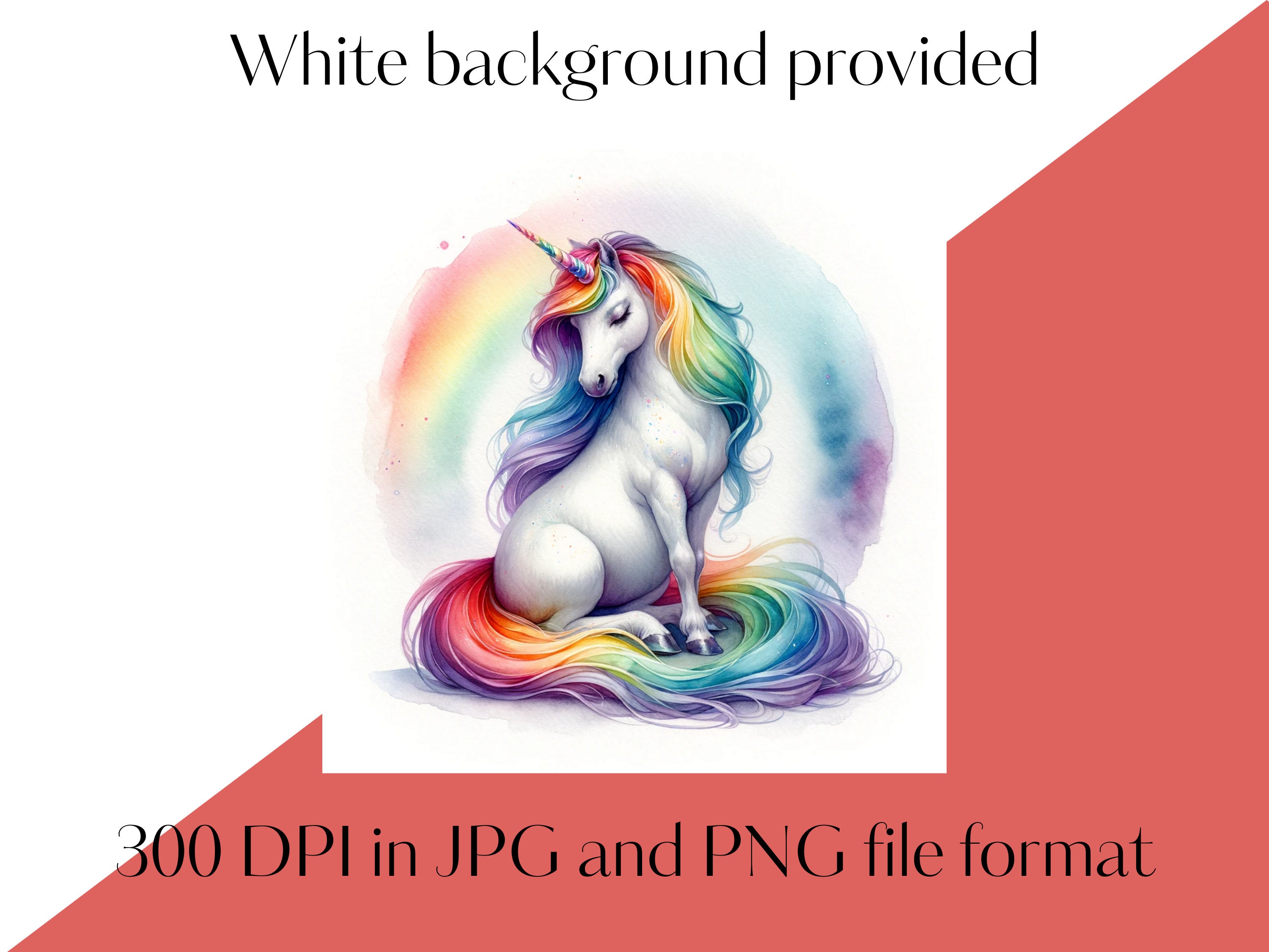 10 Rainbow Unicorn Clipart Bundle High Quality JPG Unicorn Clip Art ...