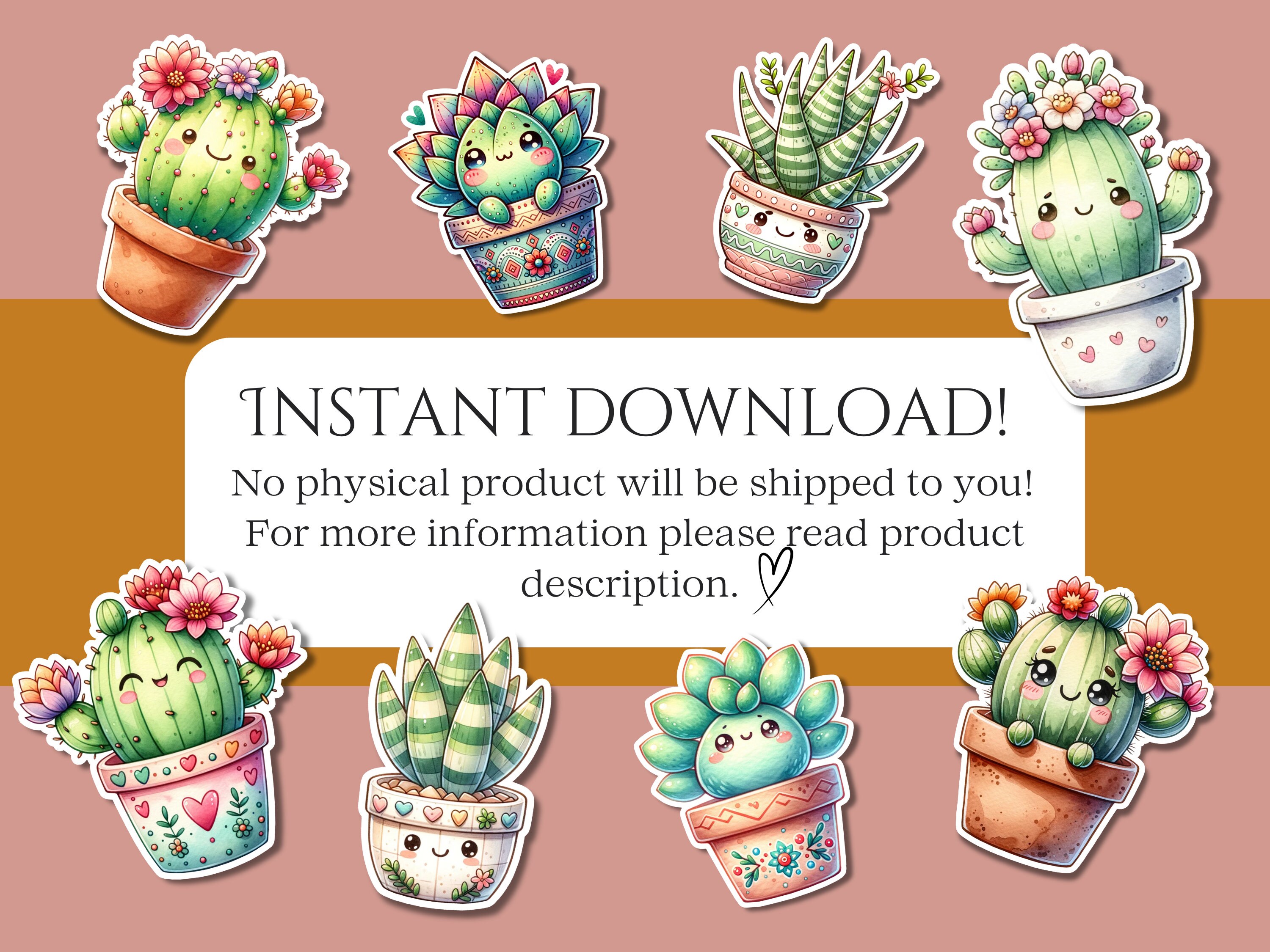 Cricut Stickers Clipart - 22 Sticker PNG Bundle - Printable Clipart Stickers - Vector Files ...
