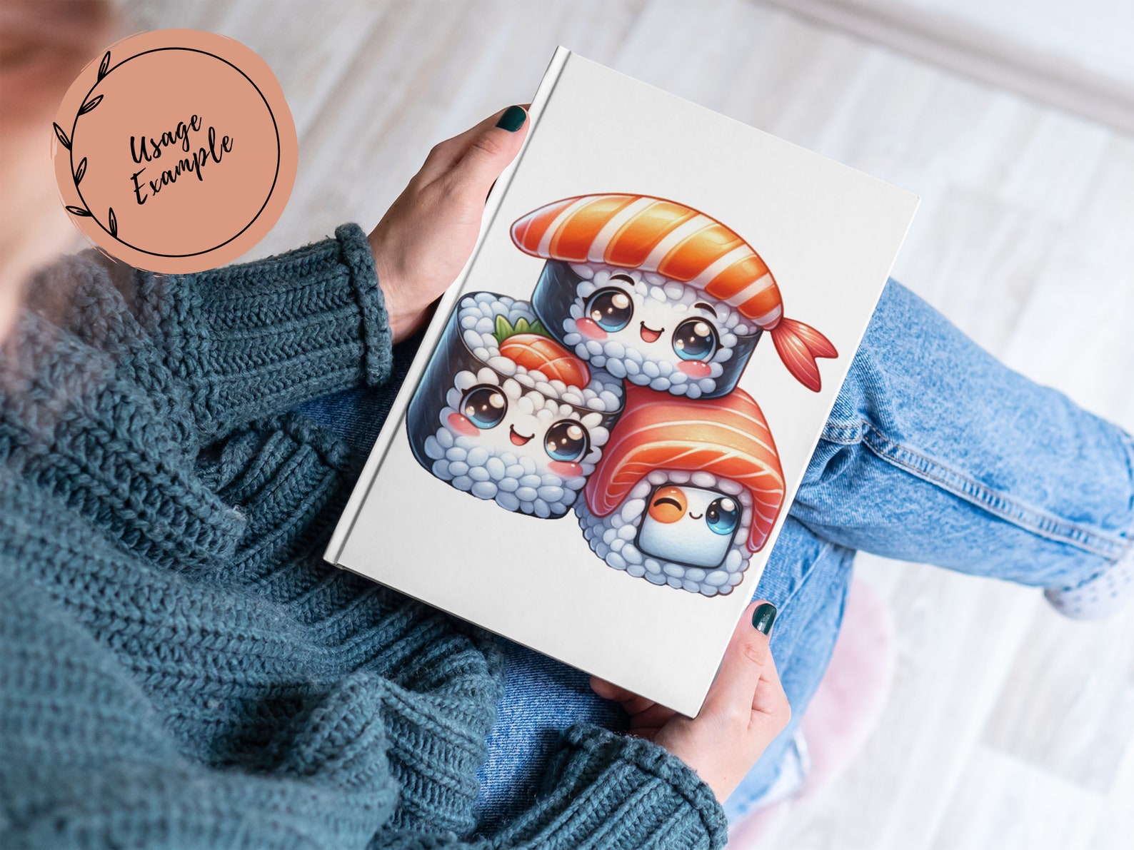 20 Cute Sushi Clipart Food Clipart Sushi PNG Watercolor Sushi Clipart ...