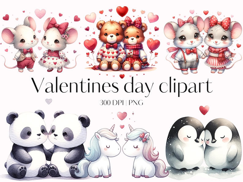 Watercolor Valentines Day Clipart 16 Valentines Clipart Love Day ...