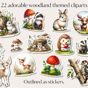 22 Cricut Stickers Clipart - Sticker PNG Bundle - Printable Clipart ...