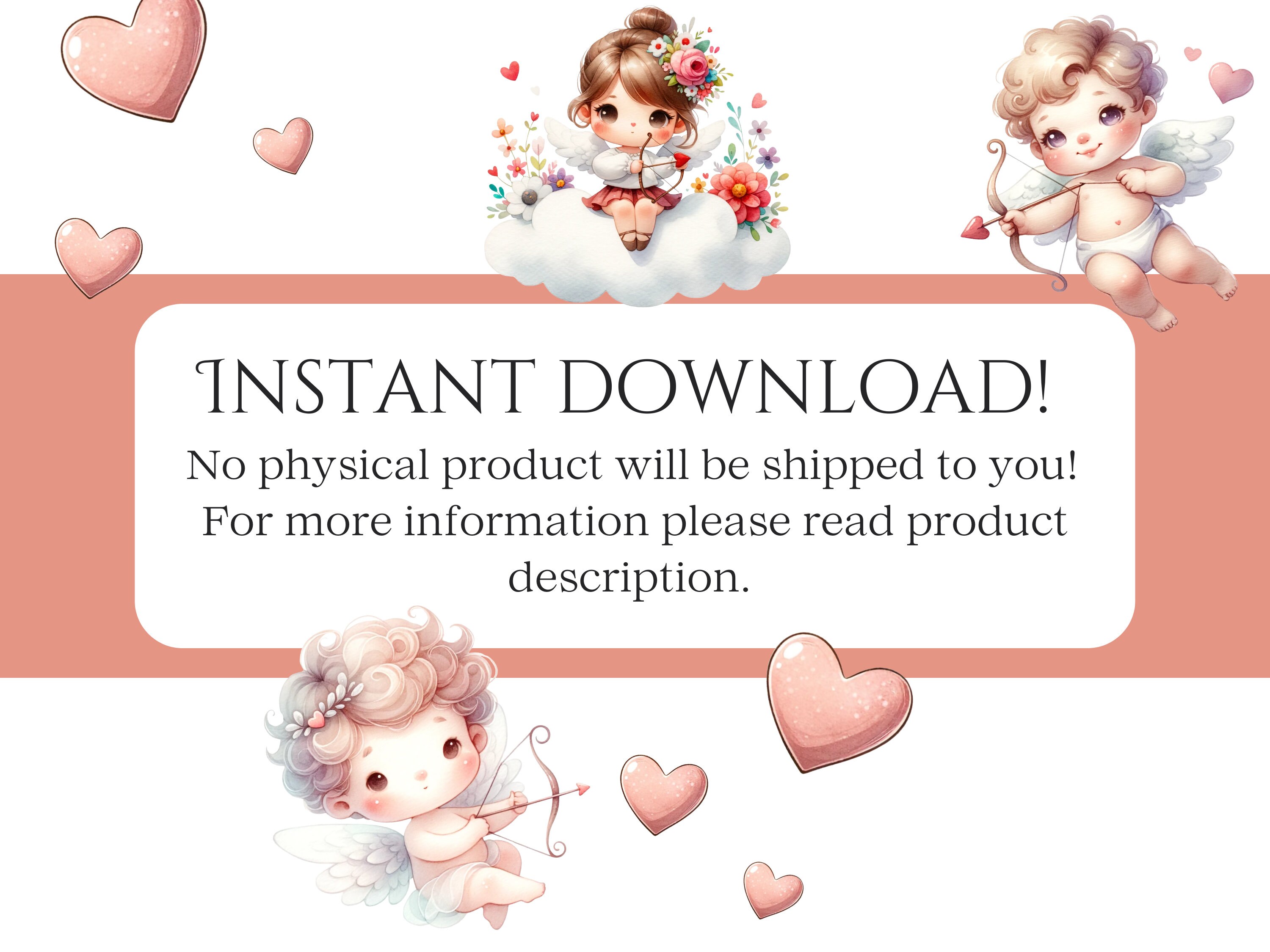 12 Cupid Clipart Watercolor Baby Angel Clipart PNG SVG Nursery Clipart ...