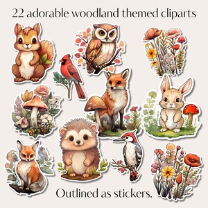 22 Cricut Stickers Clipart - Sticker PNG Bundle - Printable Clipart ...