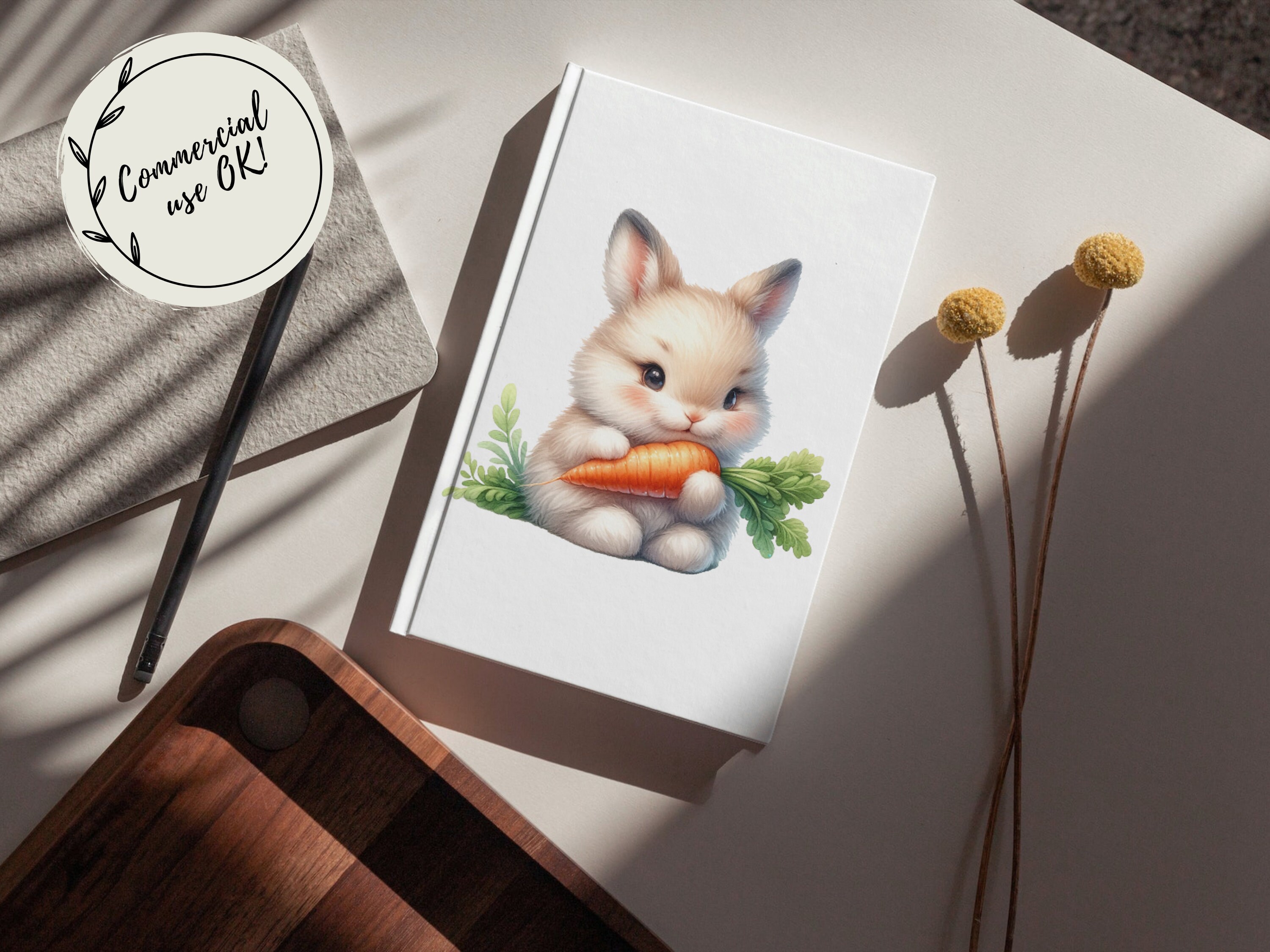 17 Watercolor Carrot Clipart PNG Cute Bunny Clipart Rabbit Clipart ...