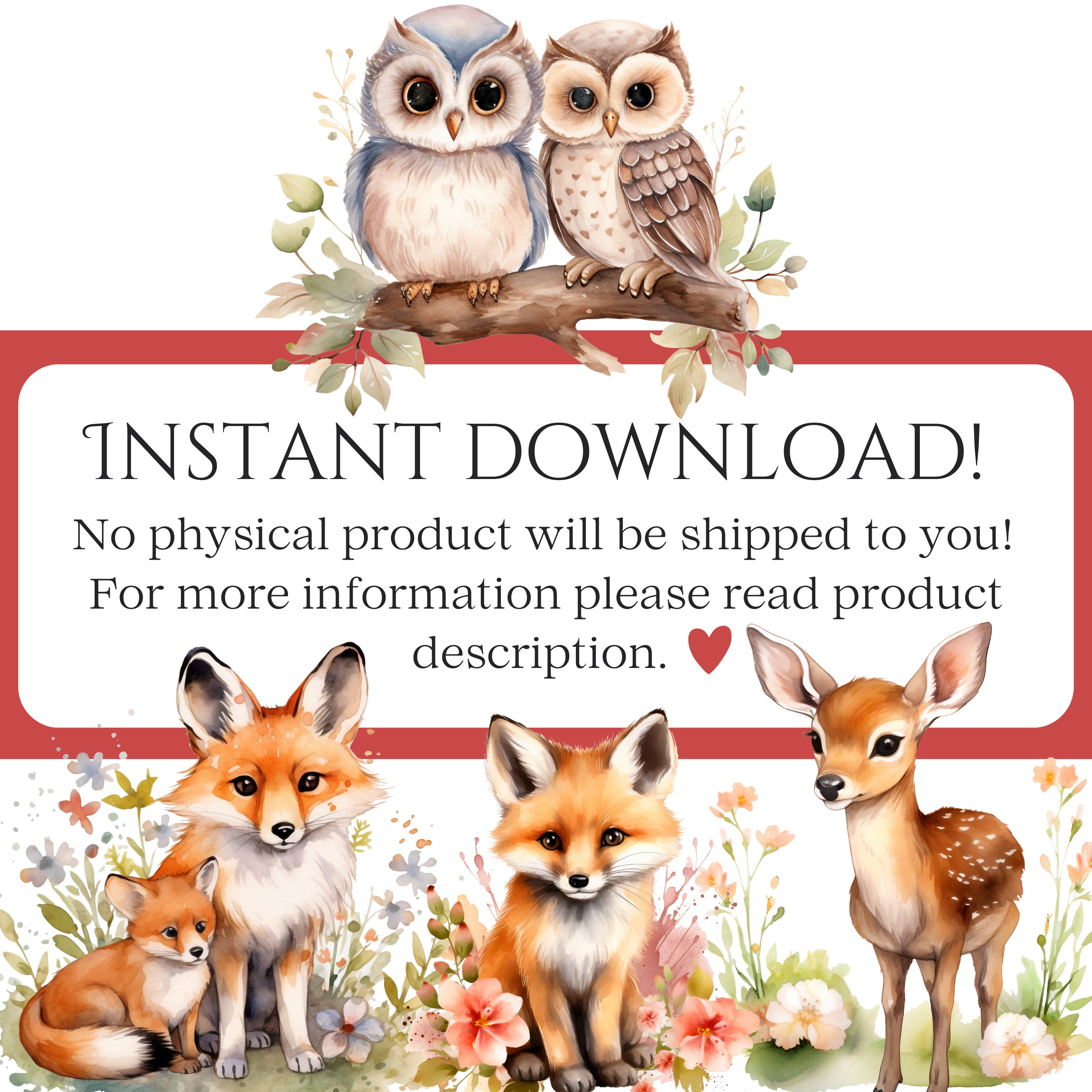 15 Cute Woodland Animals Clipart Bundle Forest Animals Clipart ...