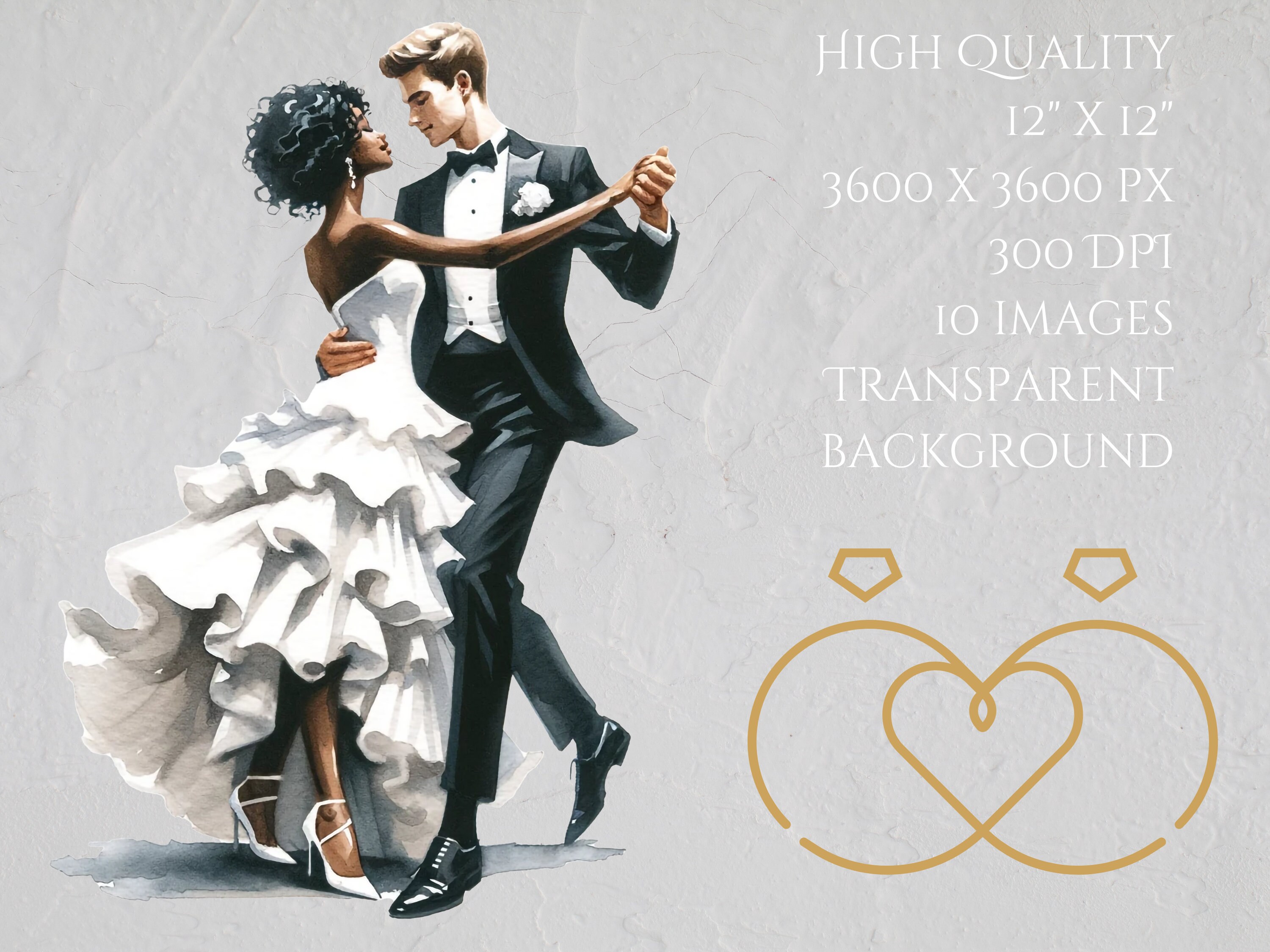 10 Bride and Groom Clipart SVG Husband and Wife PNG Couple Clipart ...