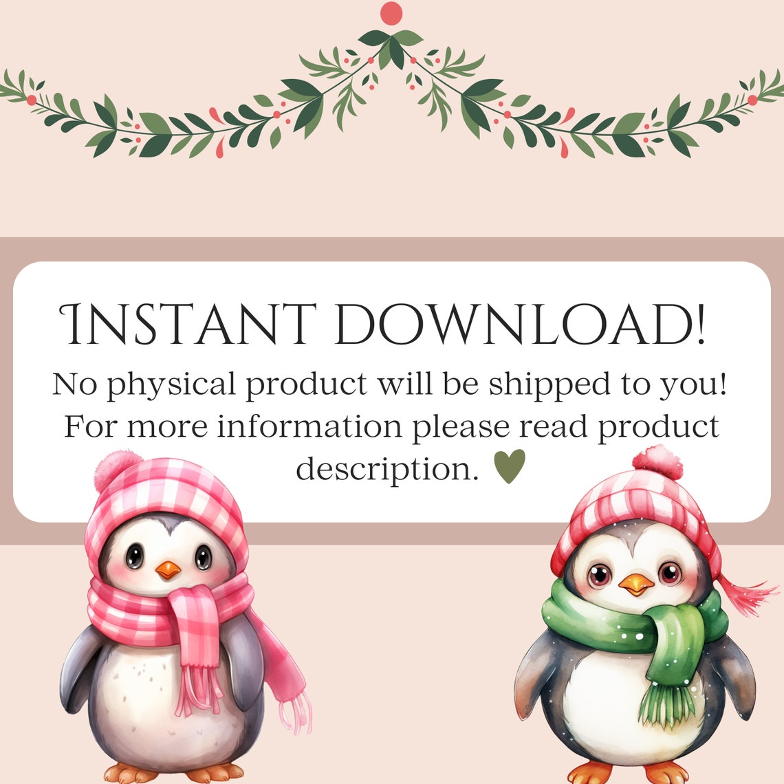 10 Watercolor Penguin Clipart Bundle Penguin SVG Vector Penguin ...