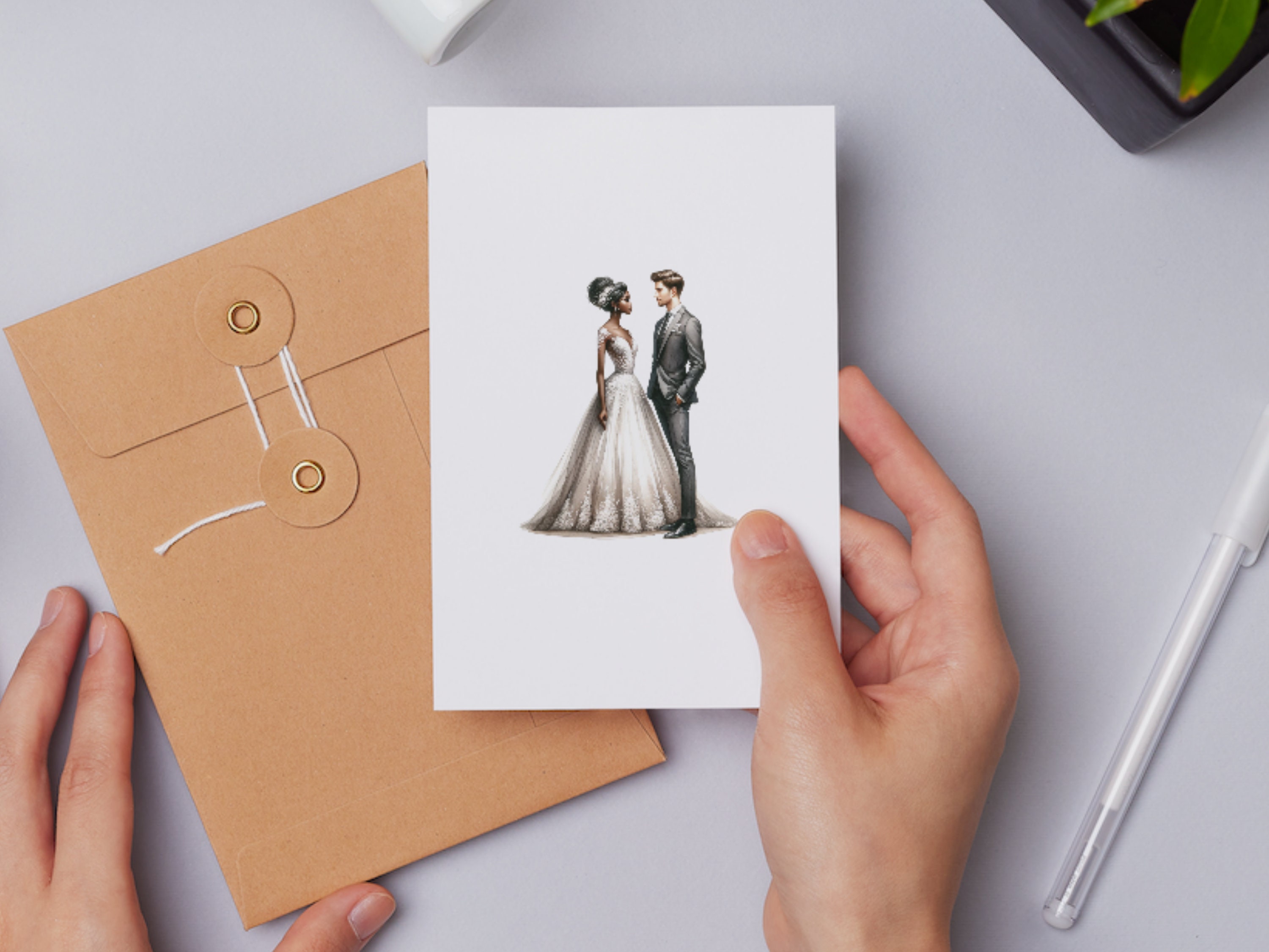 10 Bride and Groom Clipart SVG Husband and Wife PNG Couple Clipart ...