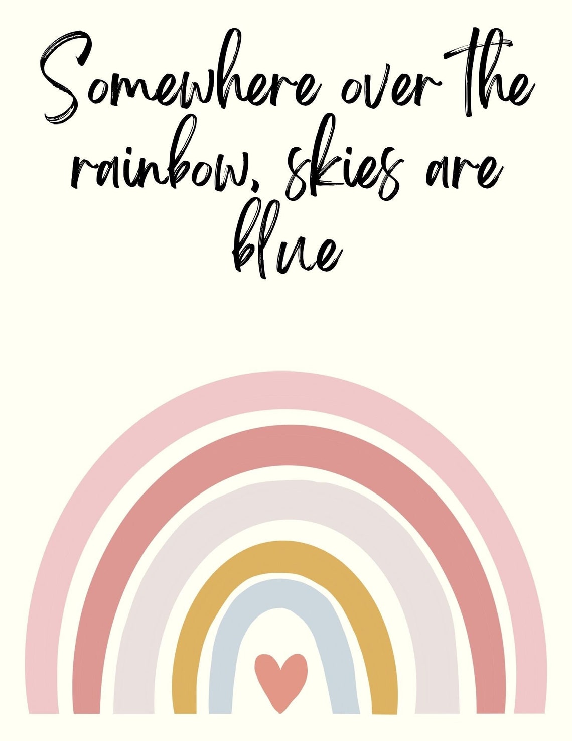 Over the Rainbow Digital Download - Etsy