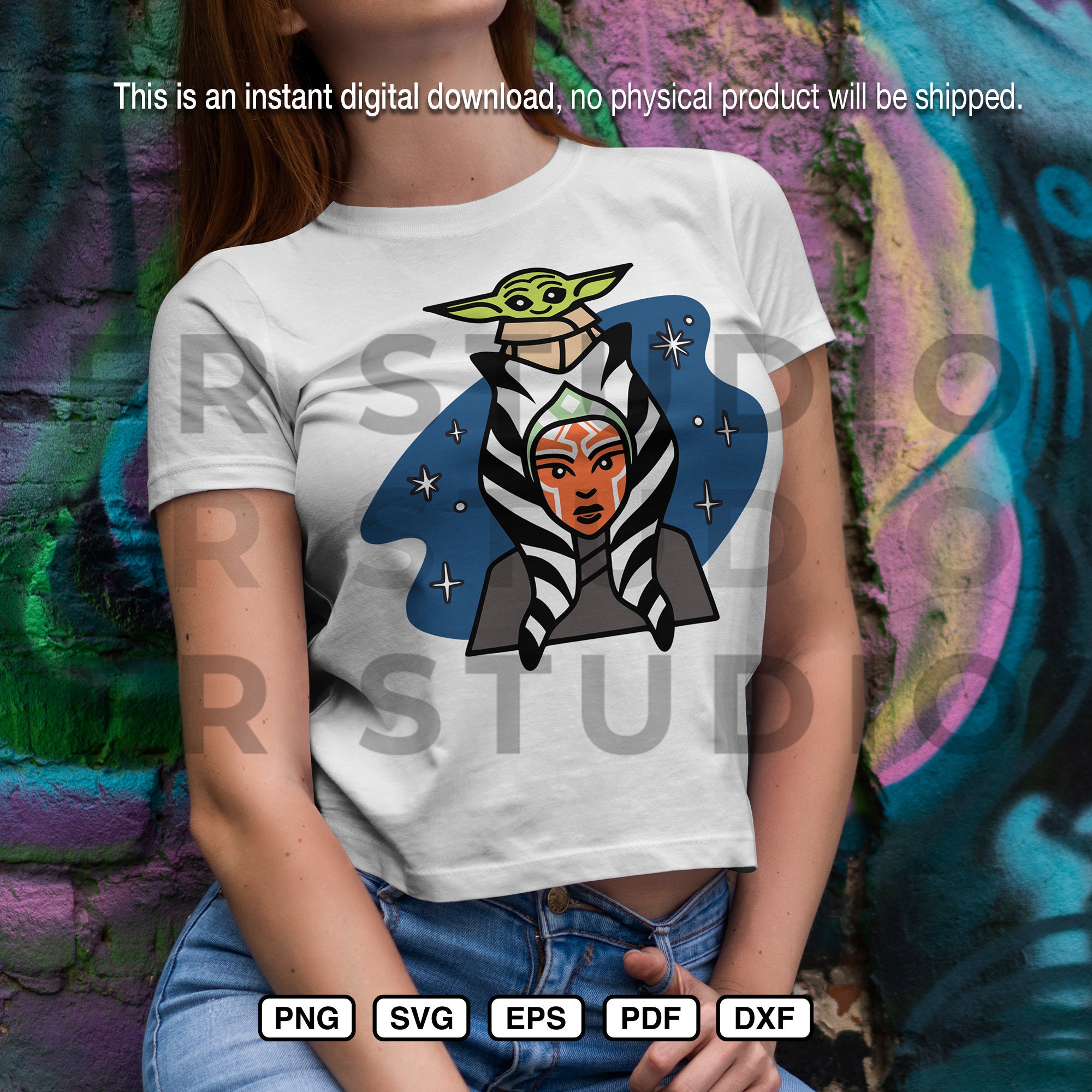 Ahsoka Tano & Grogu Svg Ahsoka Tano Png Grogu Png Star Wars - Etsy Ireland