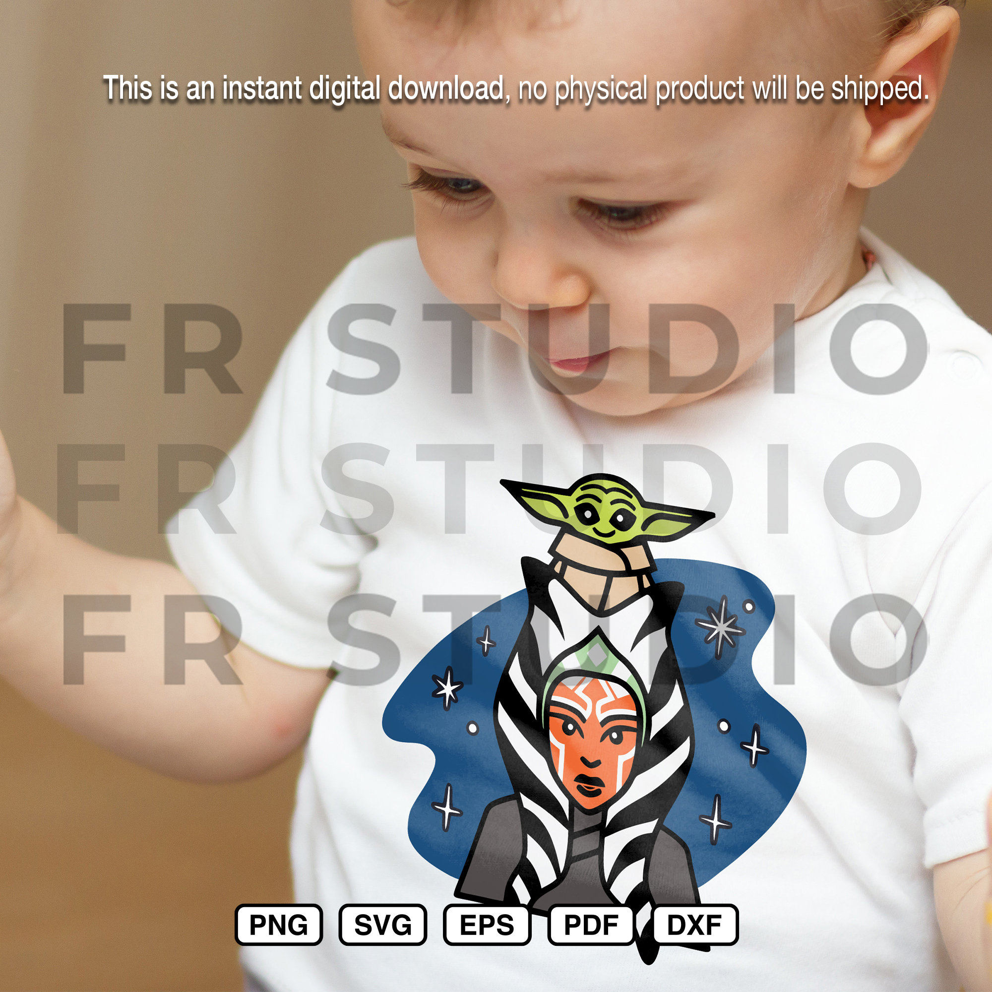 Ahsoka Tano & Grogu Svg Ahsoka Tano Png Grogu Png Star Wars - Etsy Ireland