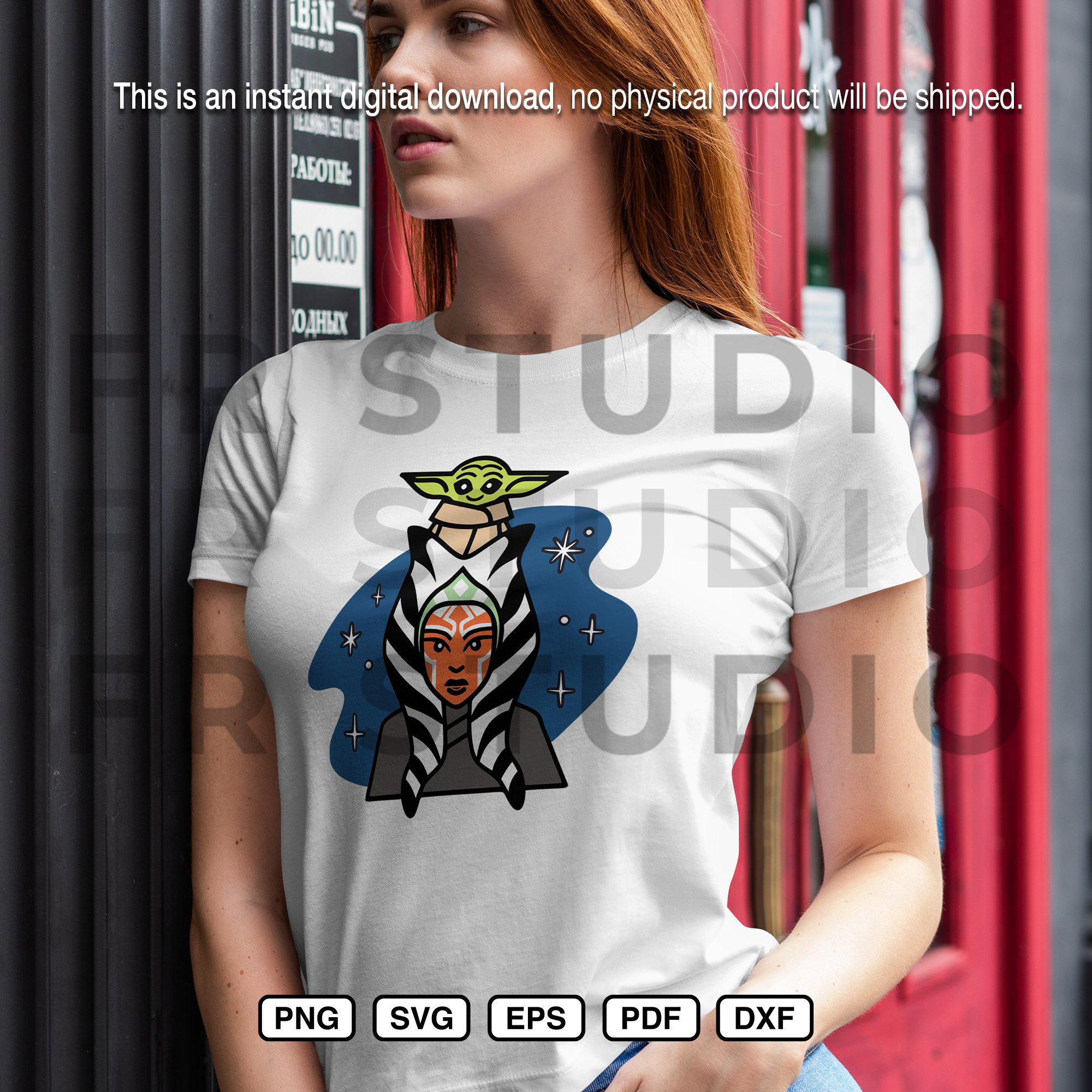 Ahsoka Tano & Grogu Svg Ahsoka Tano Png Grogu Png Star Wars - Etsy Ireland