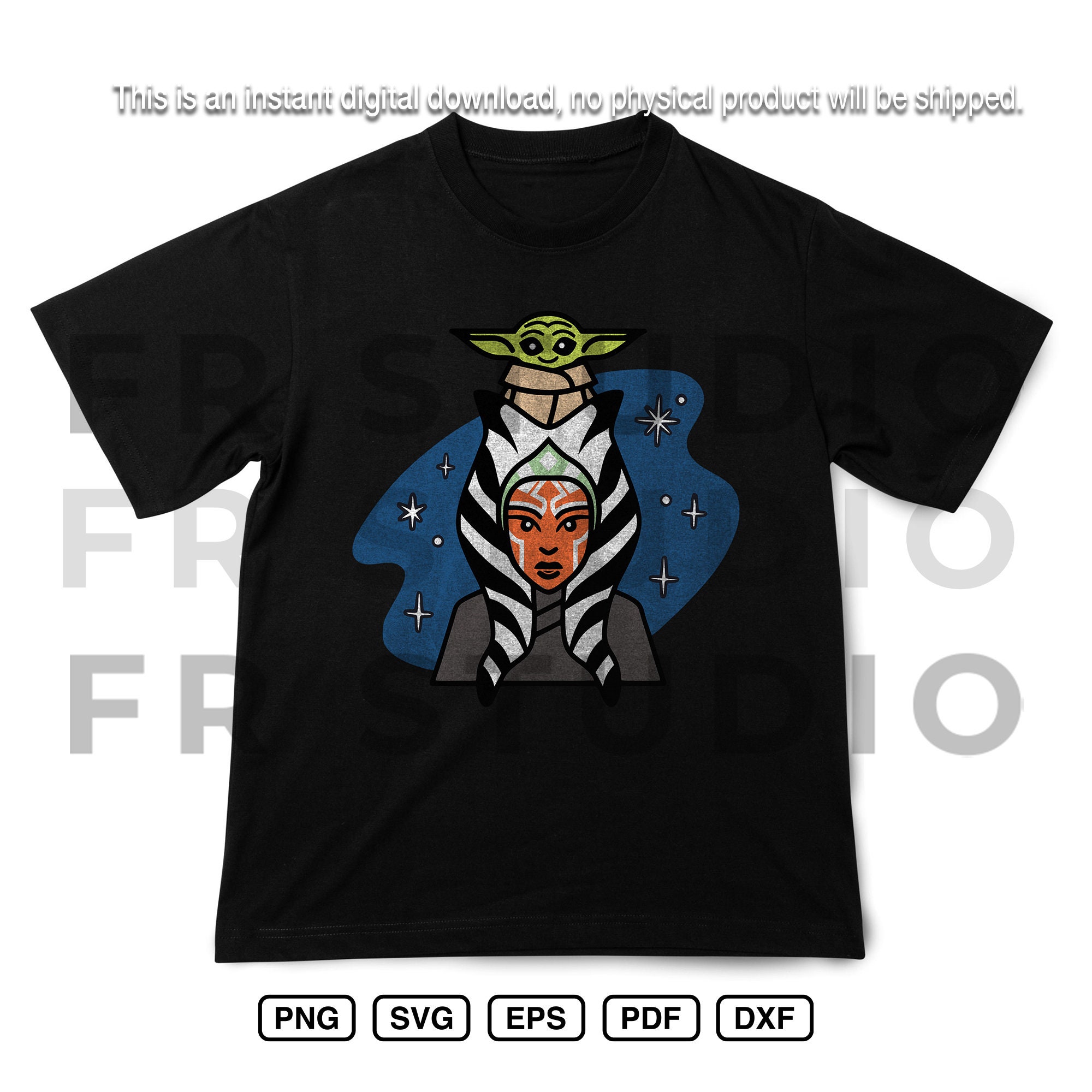 Ahsoka Tano & Grogu Svg Ahsoka Tano Png Grogu Png Star Wars - Etsy Ireland